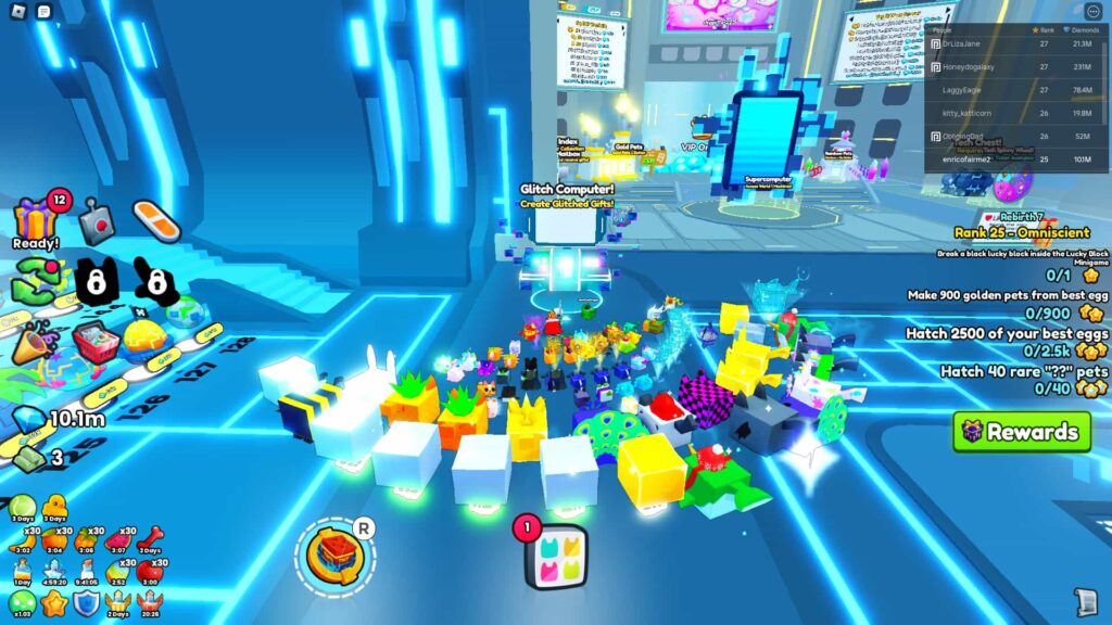 Pet Simulator 99 Glitch Event Details - Hold to Reset