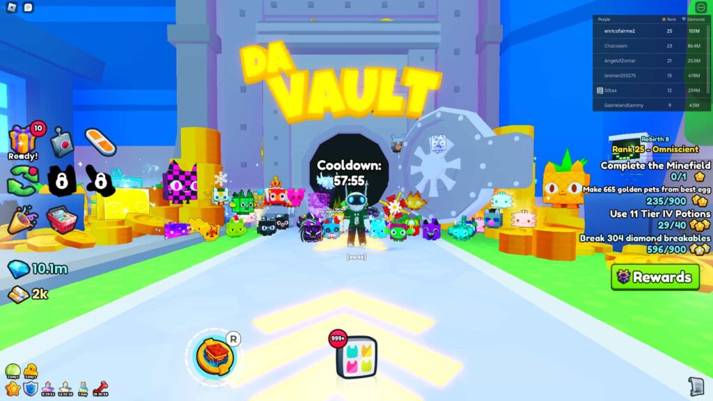 Pet Simulator 99 Bank Heist Guide - Hold to Reset