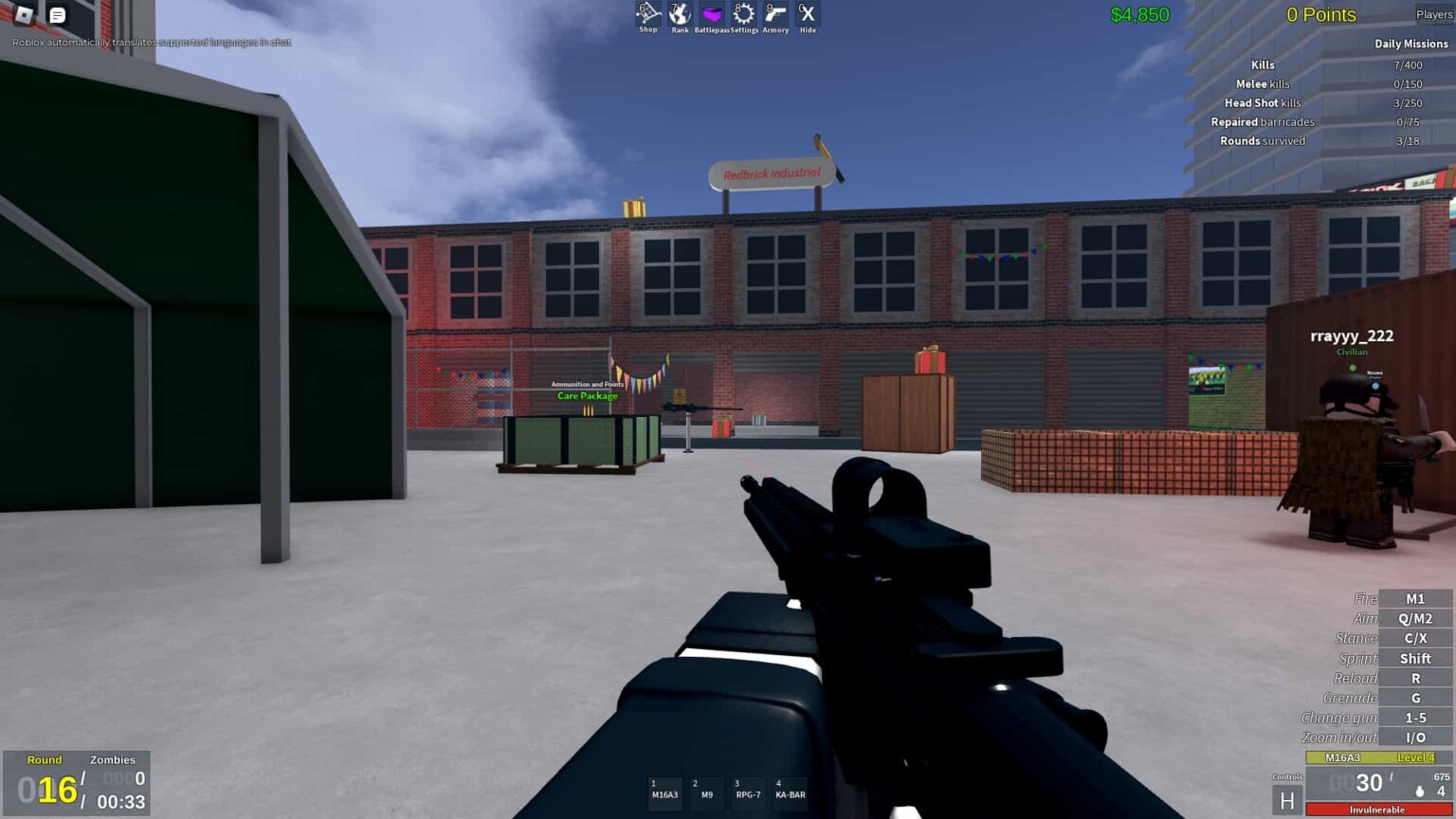 Zombie Uprising Codes for September 2025 - Hold to Reset